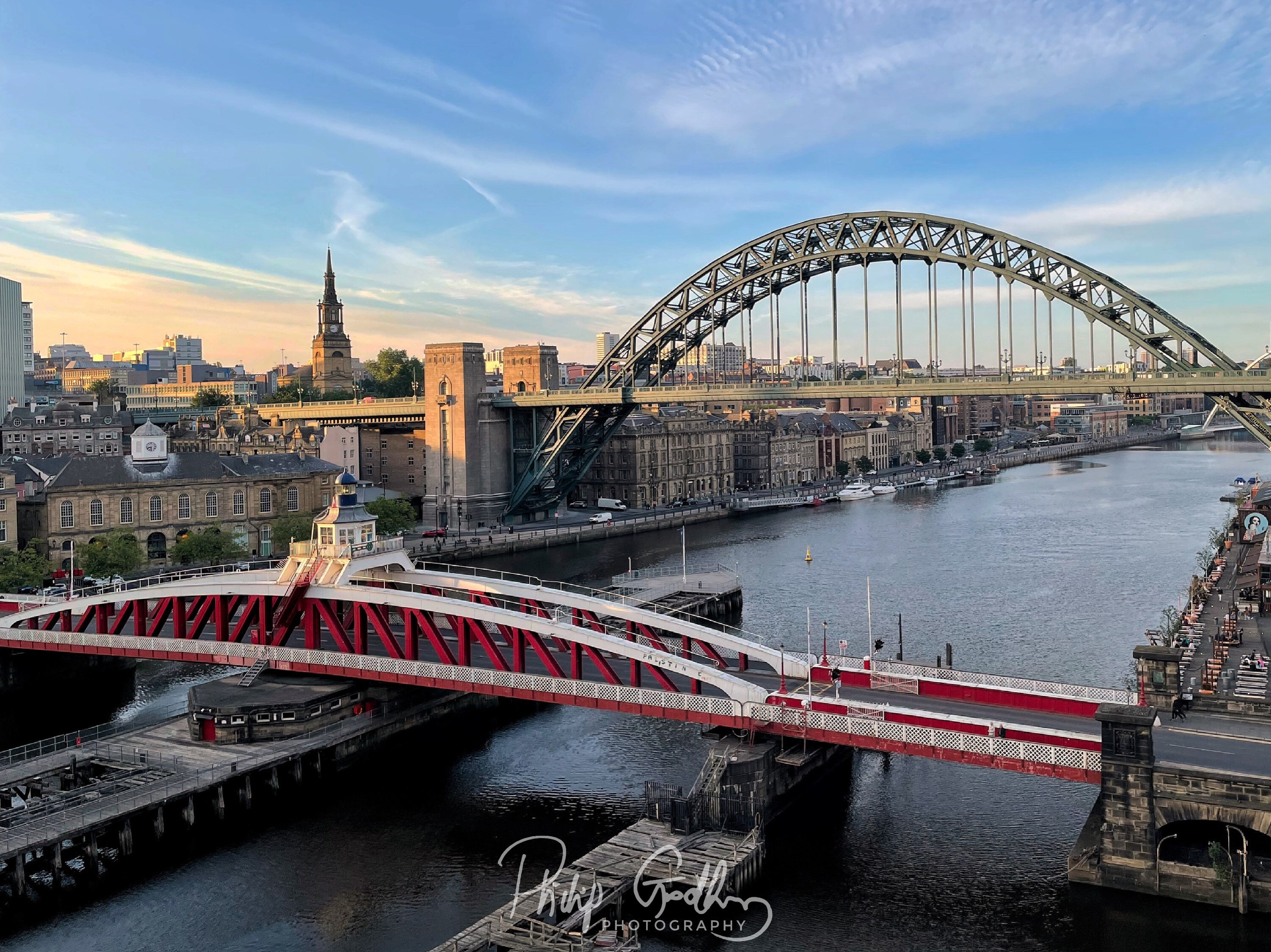 Newcastle Cityscape Photo Print, Tyne Bridge Photo, Photographic Print ...