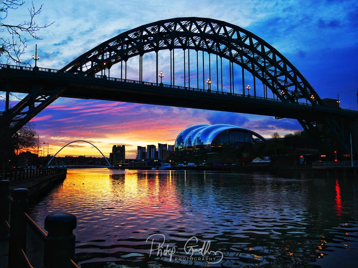 Tyne Bridge Sunrise Photo, Newcastle Photo, Photographic Print ...