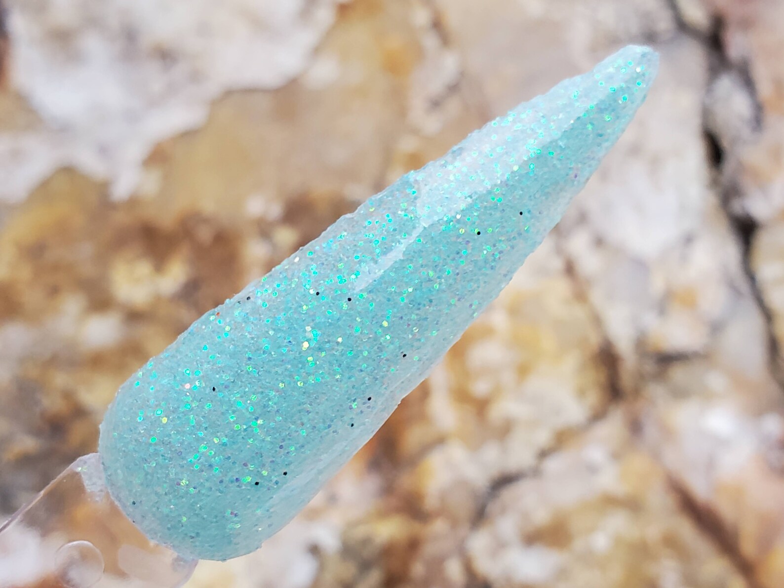 Misty Teal Light Teal Fine Glitter Acrylic Nail Dip Powder Etsy