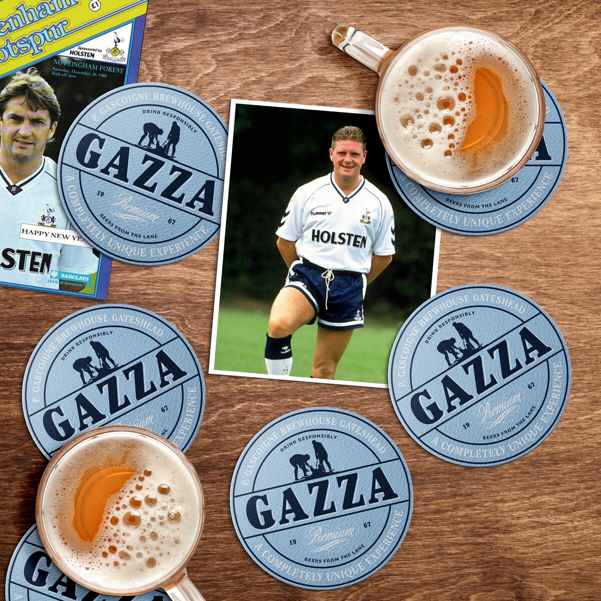 12 Tottenham Hotspur FC Themed Beermats | Etsy