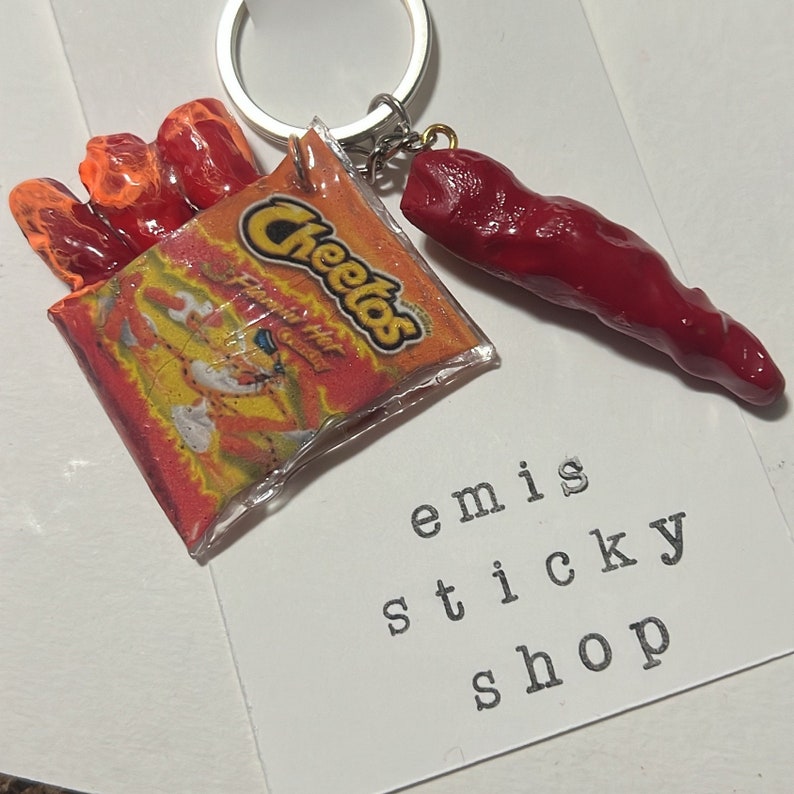Hot Cheetos With Cheese Keychain. - Etsy