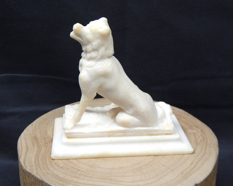 The Dog of Alcibiades Molossian Hound Soapstone Small Statue British ...