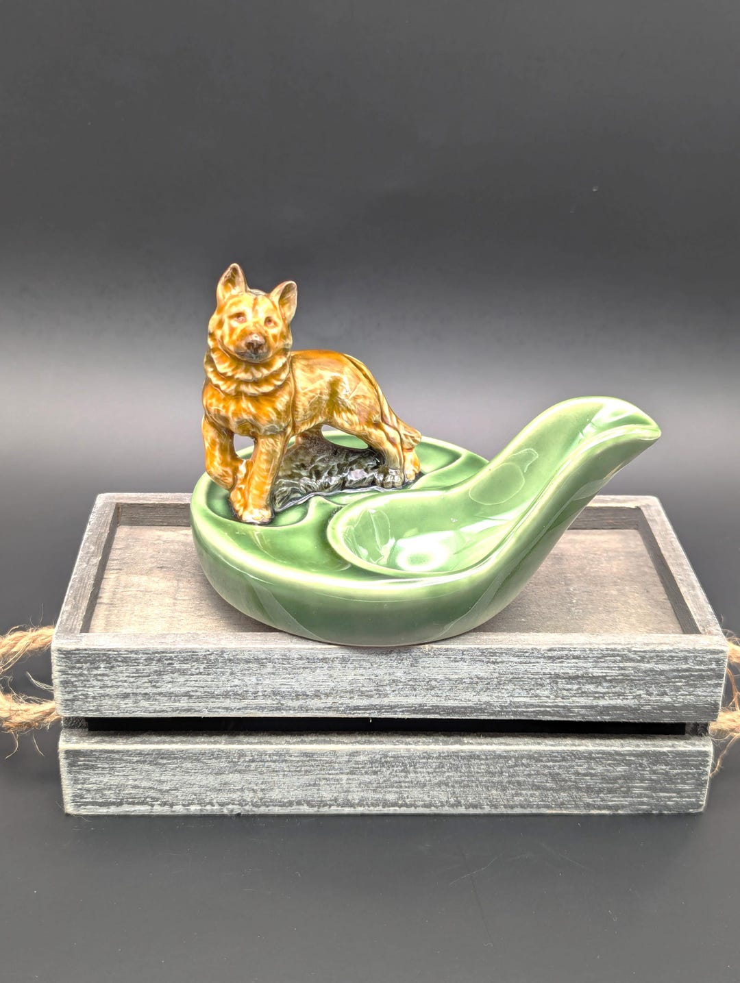 Beautiful Wade of England Alsatian Shepherd/ German Shepherd Dog Pipe ...