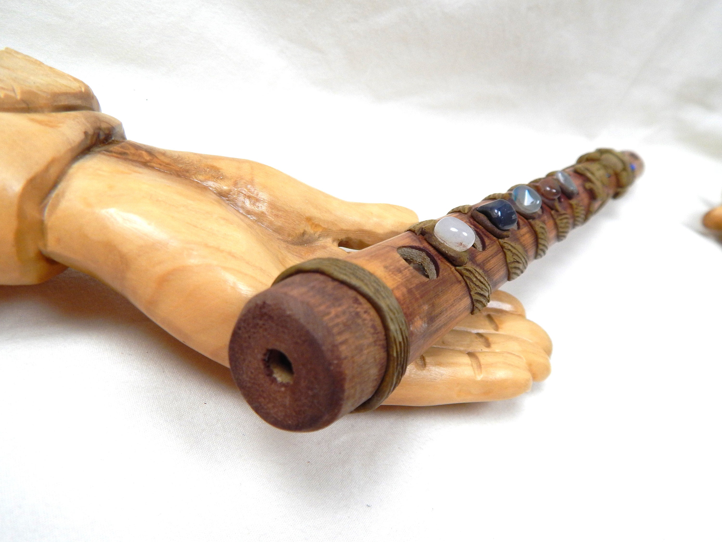 Tribal Art Folk Art Vintage Bamboo Flute Recorder Instrument - Etsy