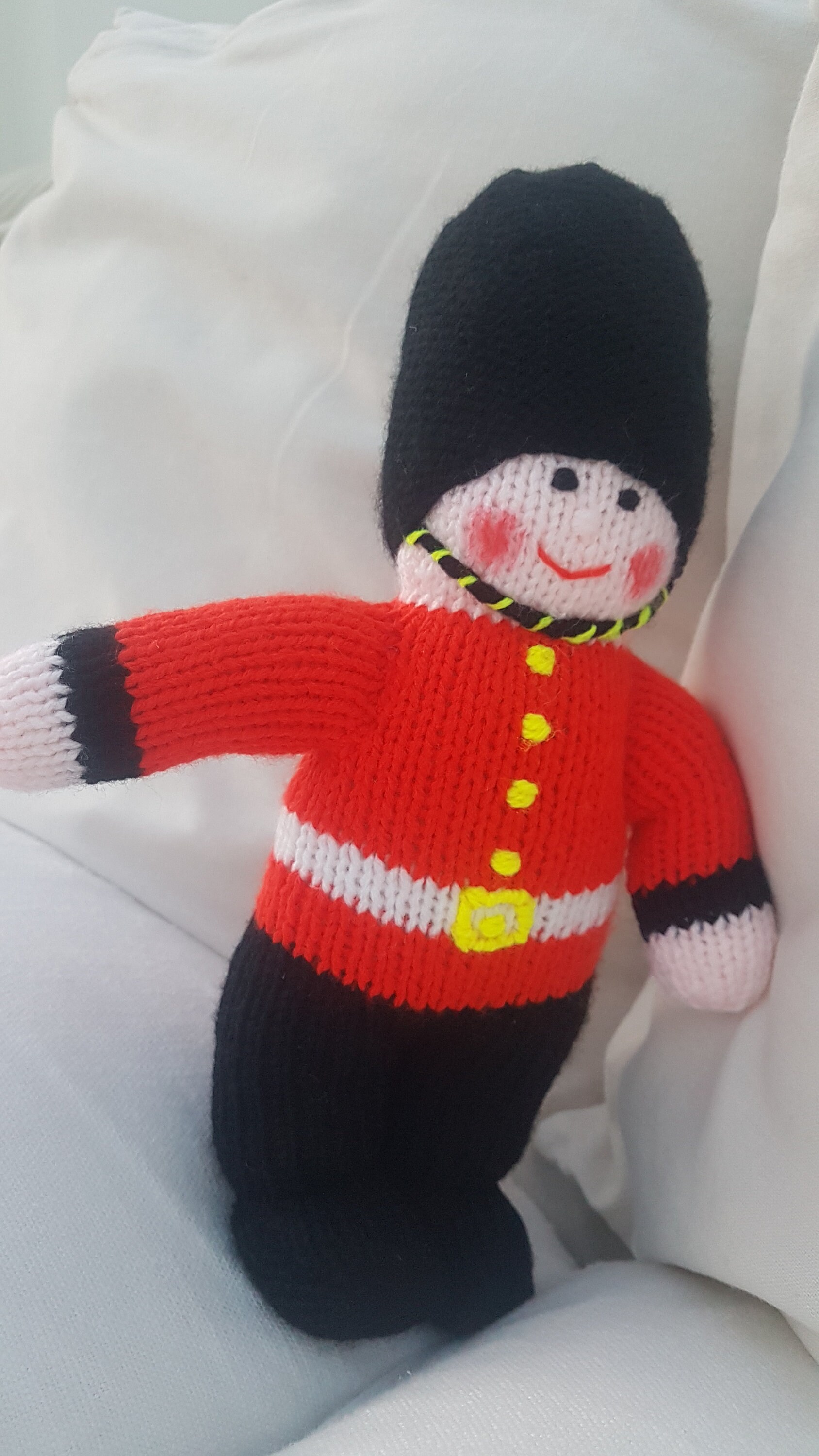 Hand Knitted Toy Soldier - Etsy UK