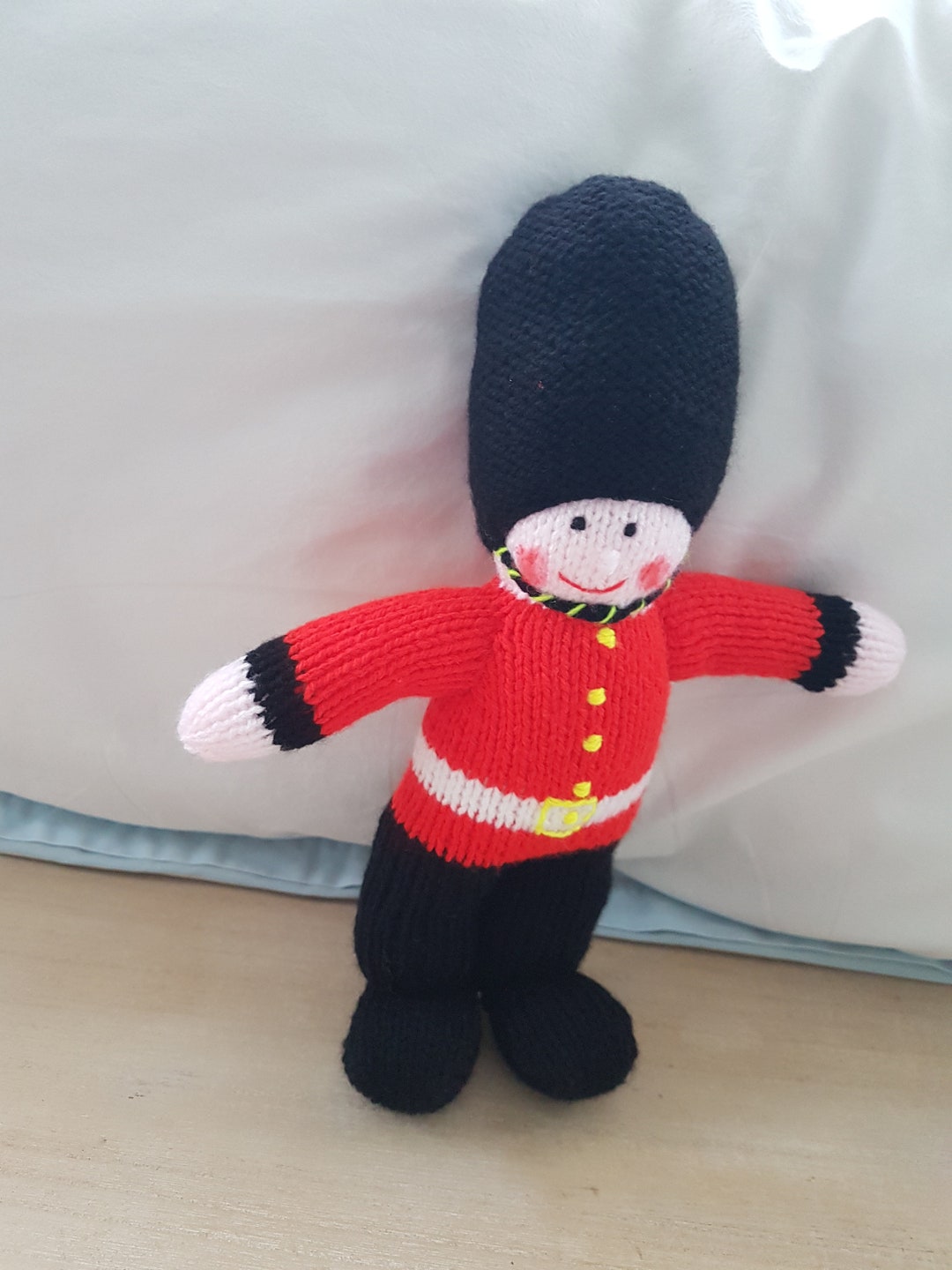 Hand Knitted Toy Soldier - Etsy UK