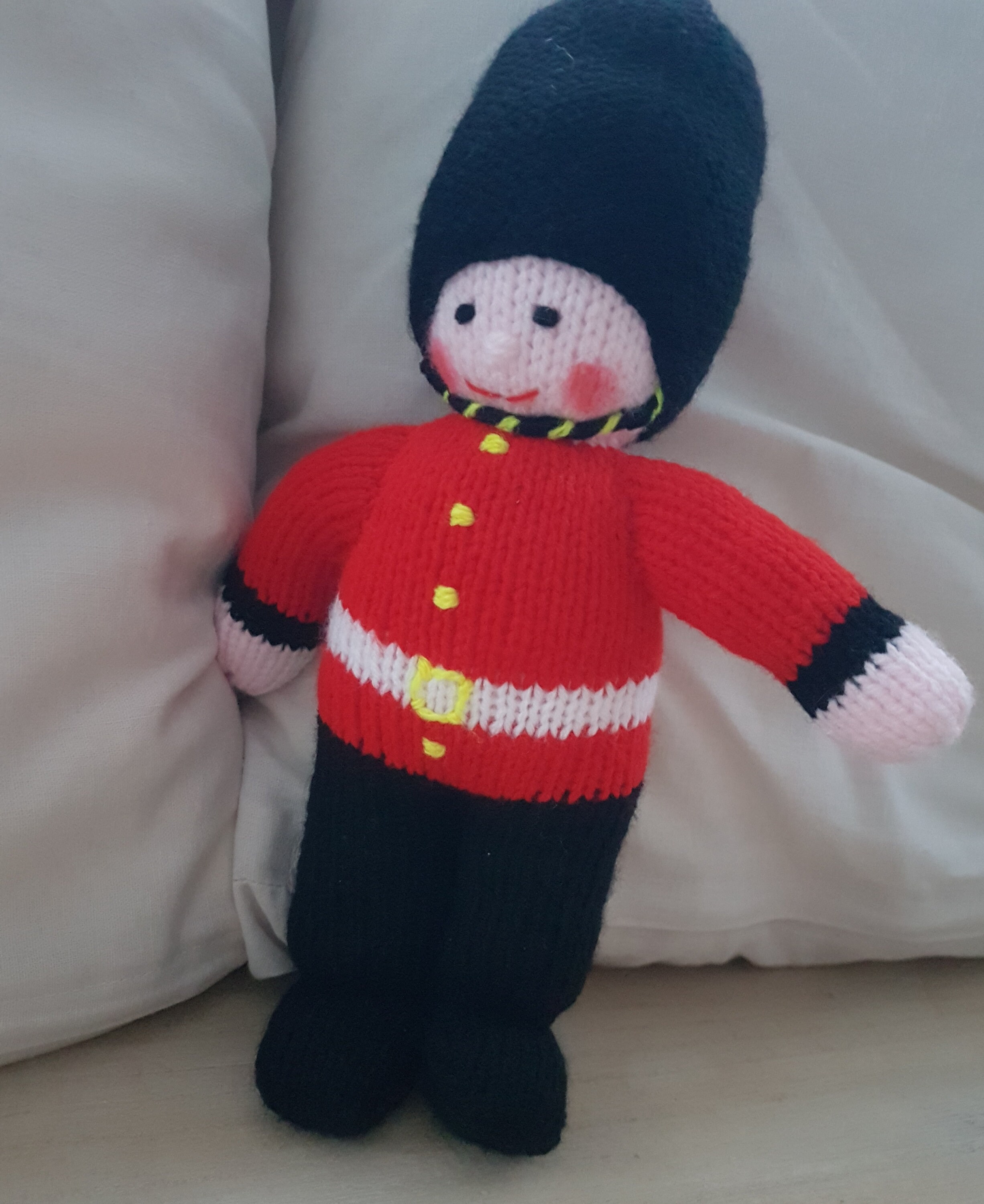 Hand Knitted Toy Soldier - Etsy UK