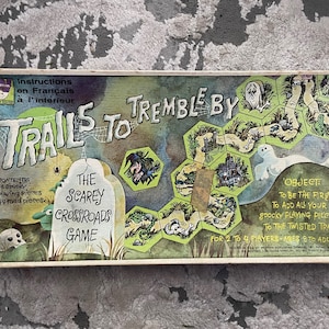 Vintage 70s TRAILS to TREMBLE by Board Game - the Scarey Crossroads ...