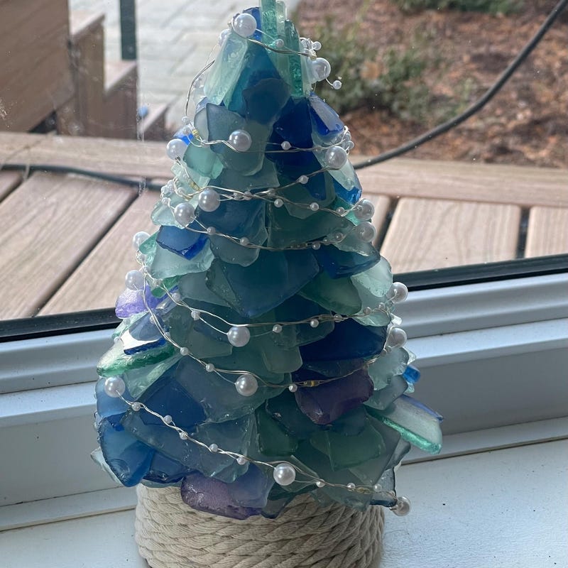 Sea Glass Christmas Tree - Etsy
