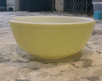 Pyrex 4 Qt Large Mixing Nesting Bowl Yellow Primary Color - Etsy