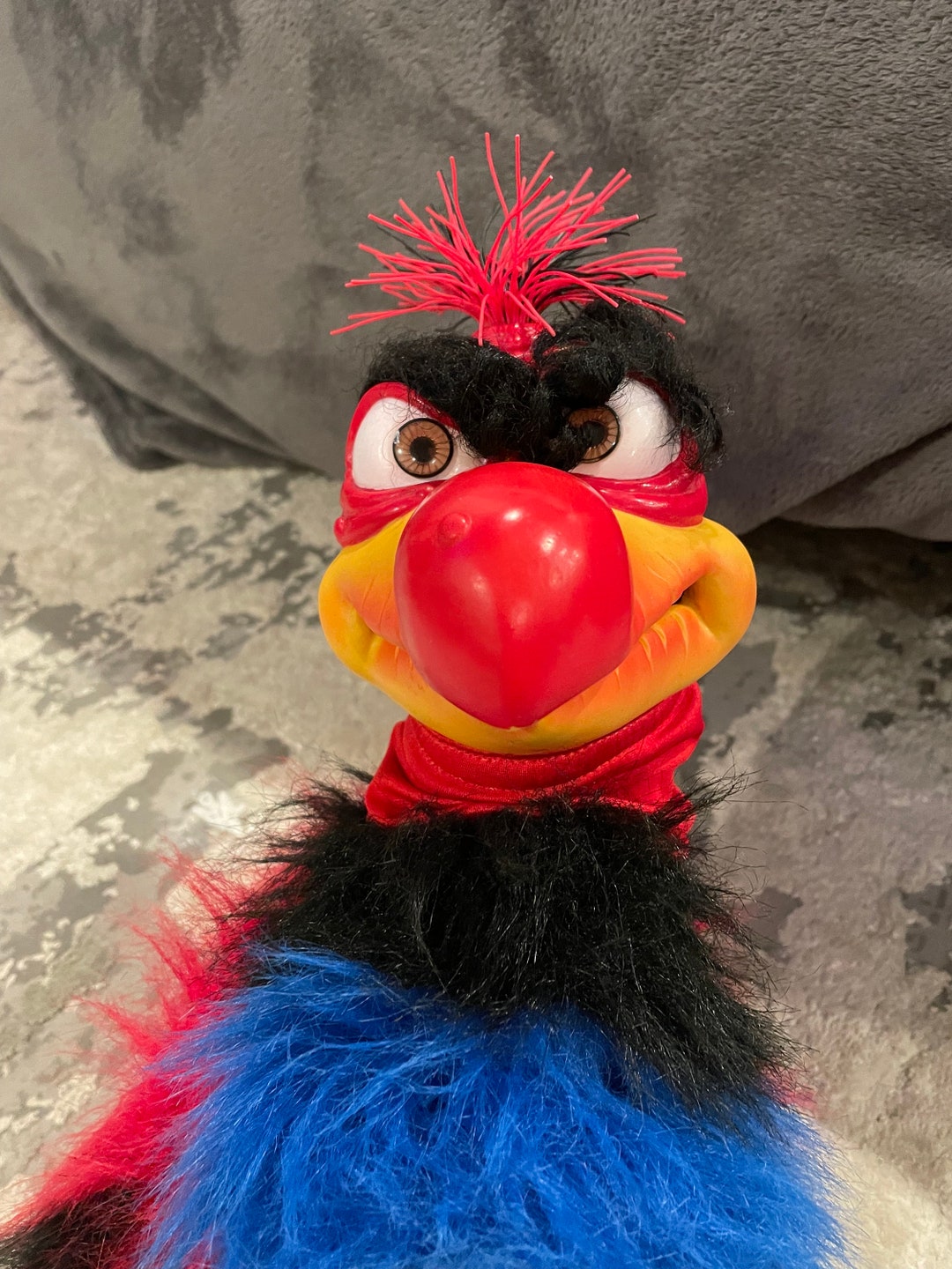 Vintage Puppet Axtell Expressions “the Burds” Puppet. Rubber Plush 18 ...
