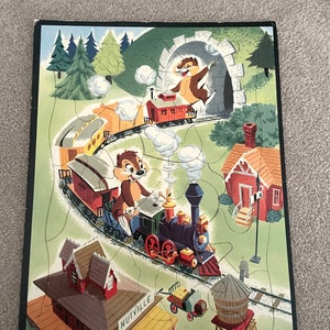 Original 1953 Chip N' Dale Picture Puzzle by Whitman Publishing Co ...