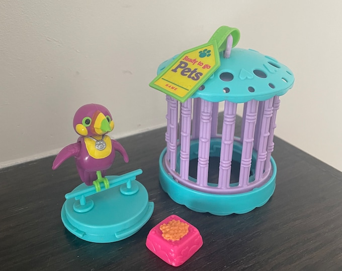 Littlest Pet Shop Kenner Vintage "ticklish Toucan" Bird Figure. 1992 ...