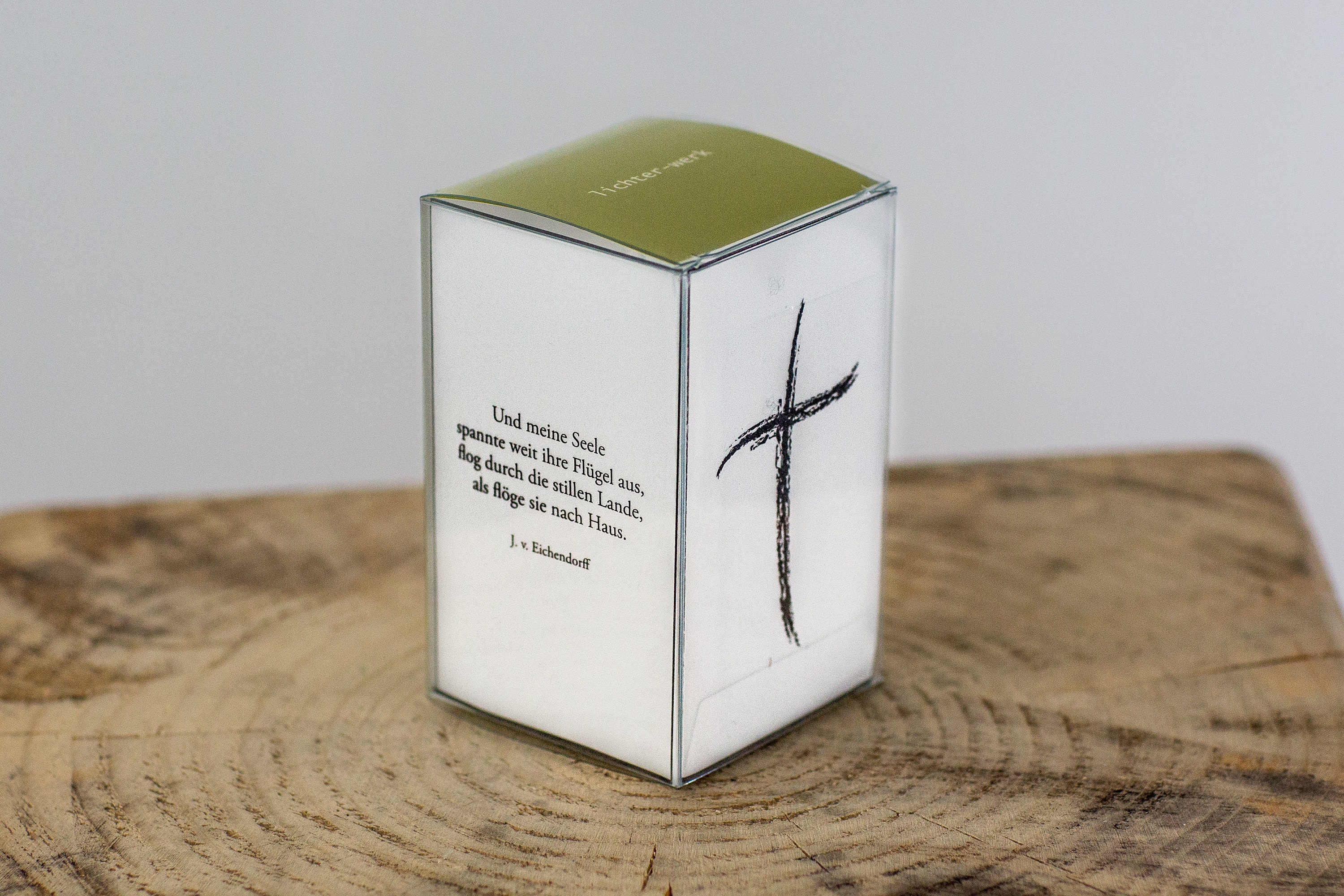 Lichter-werk, Transparent Light, Candle, Mourning Card, Condolence Card ...