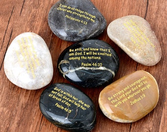 Bible Verse Rocks - Etsy