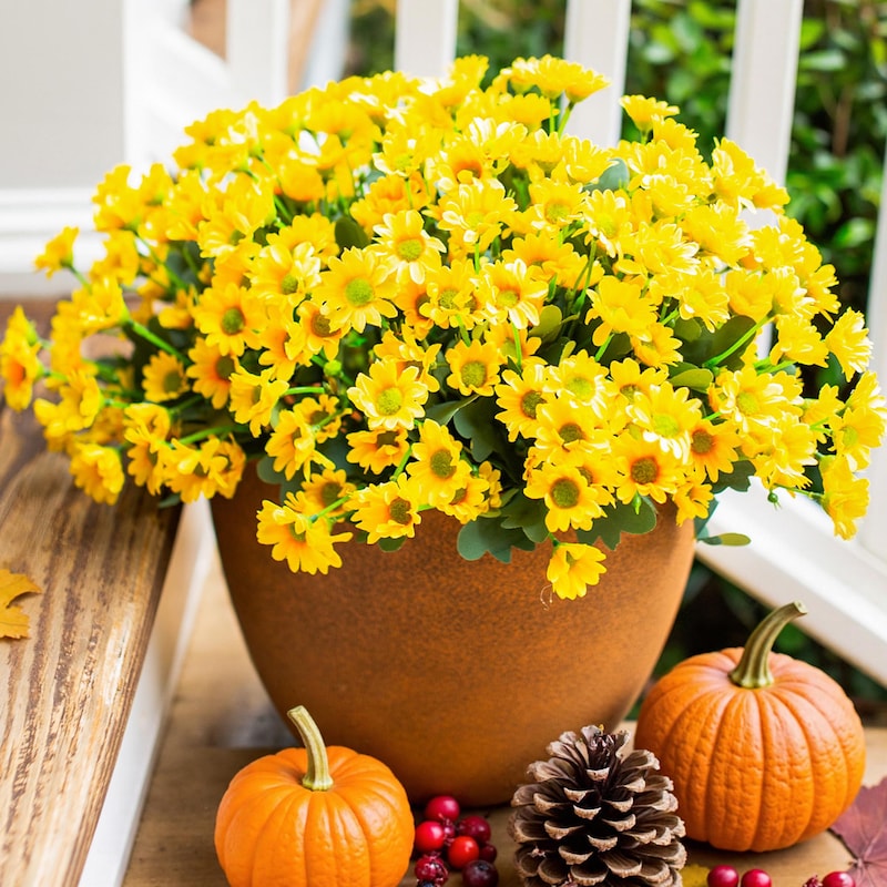 Artificial Autumn Pot - Etsy