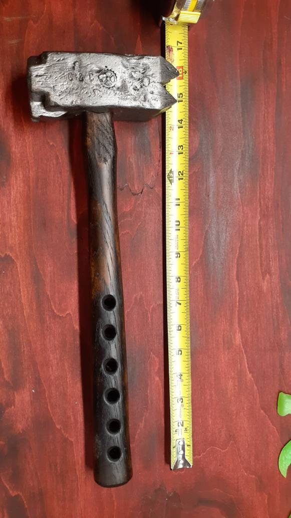DEATHBLOW Cosplay Prop Hammer With Real Hickory Handle | Etsy
