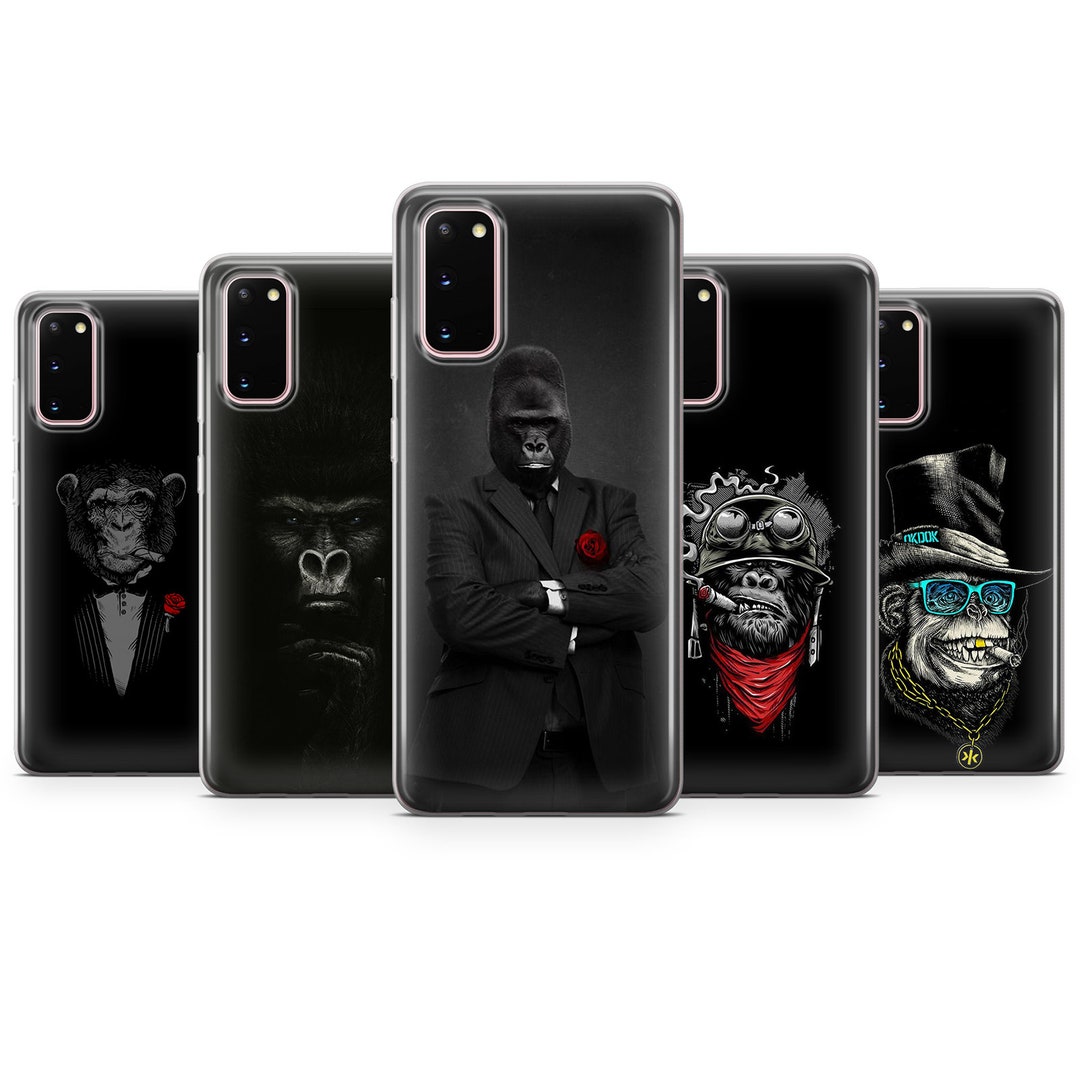 Gorilla Monkey Phone Case for Samsung S23 Ultra, S22 Plus, S21 FE, S20 ...