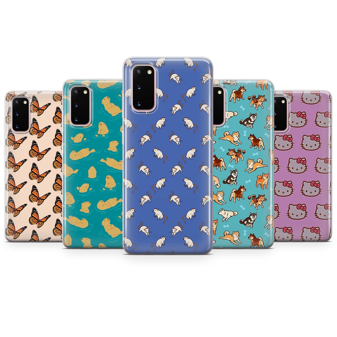 Animals Pattern Kawaii Phone Case for Samsung S23 Ultra, S22 Plus, S21 ...