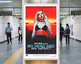 Ava Max Poster | Etsy UK