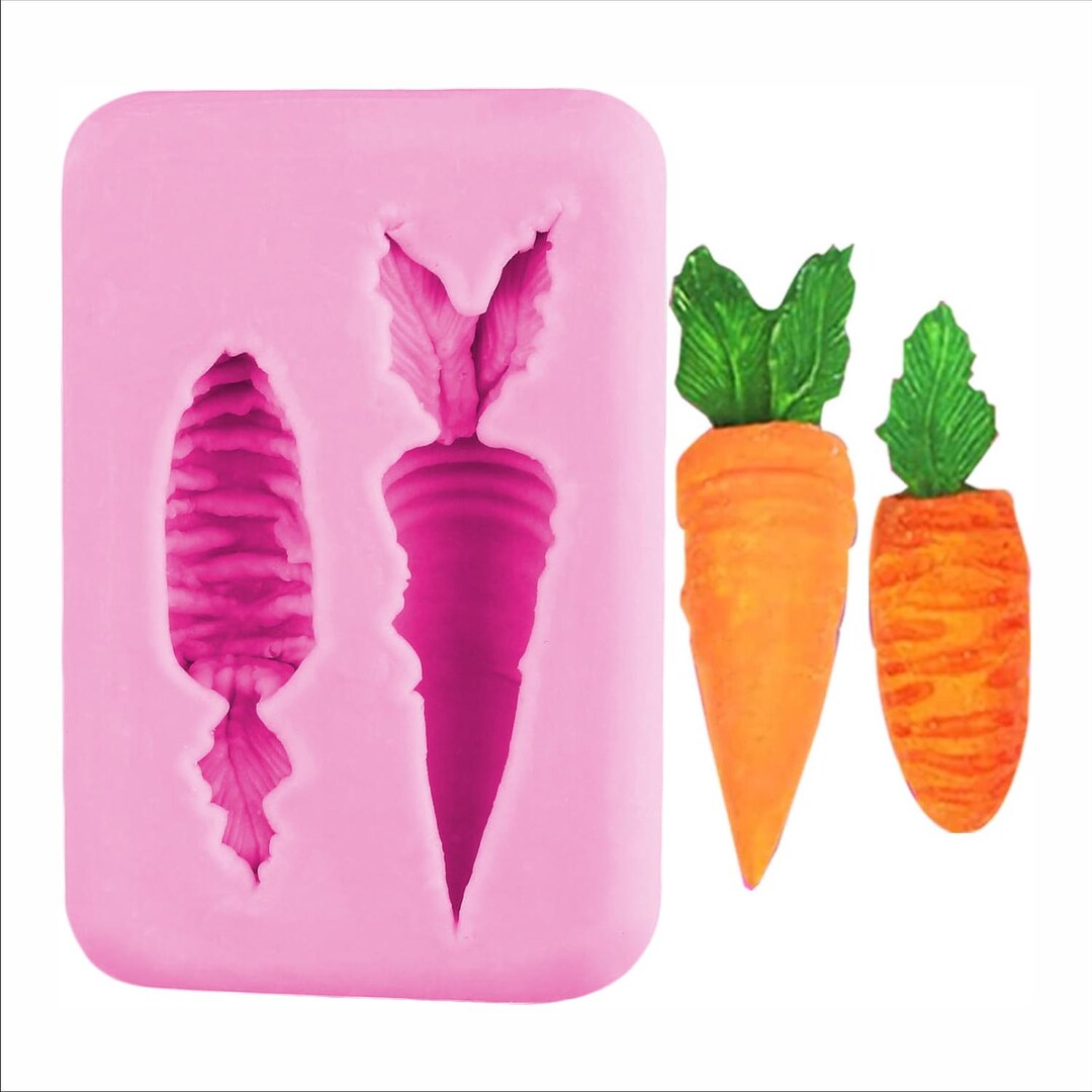 MINI CARROT 2 Cavity Mold - Etsy