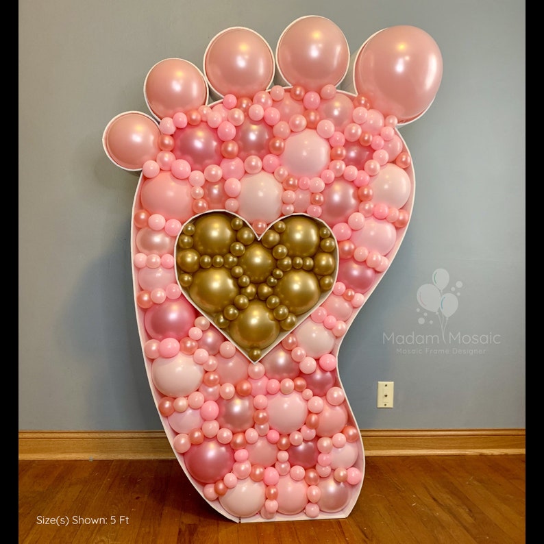 Baby Foot Mosaic Digital Template 3 Ft 4 Ft 5 Ft Baby - Etsy