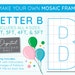 Fancy Number 6 Mosaic Digital Template 2 Ft, 3 Ft, 4 Ft, 5 Ft, Fancy ...