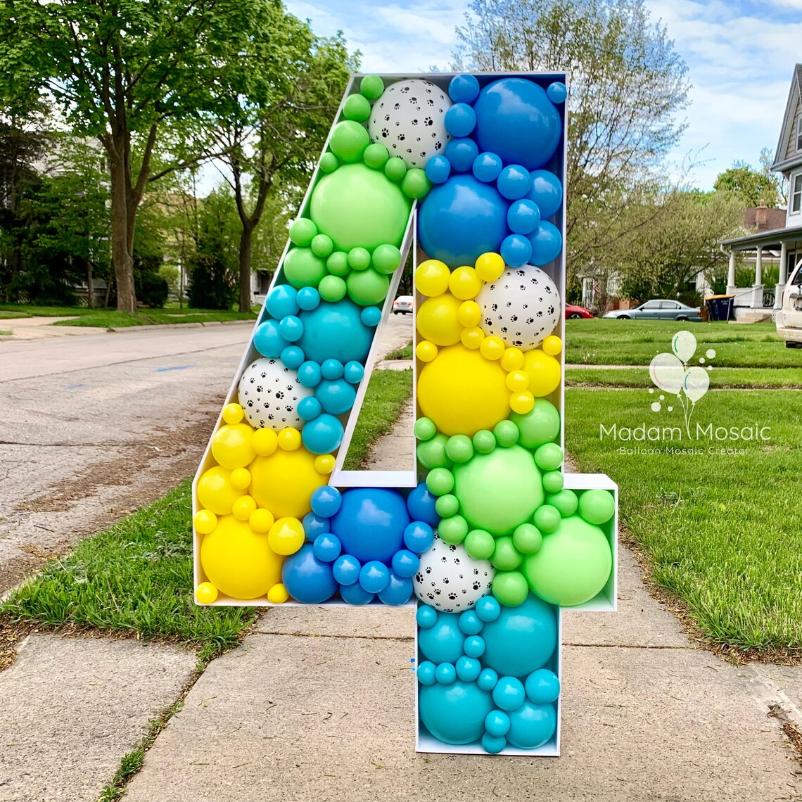 number-4-balloon-mosaic-template-2-ft-3-ft-4-ft-5-ft-etsy