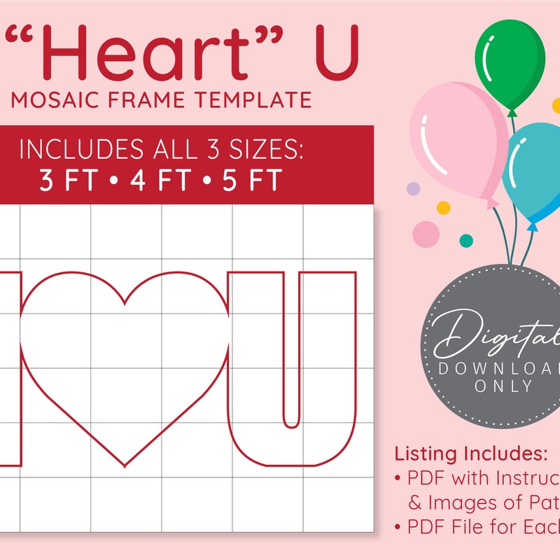Love Template - Etsy