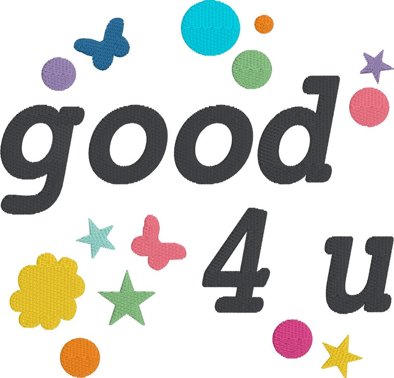 Good 4 U by Olivia Rodrigo Embroidery Download - Etsy