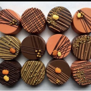 Fall Chocolate Covered Oreos - Etsy