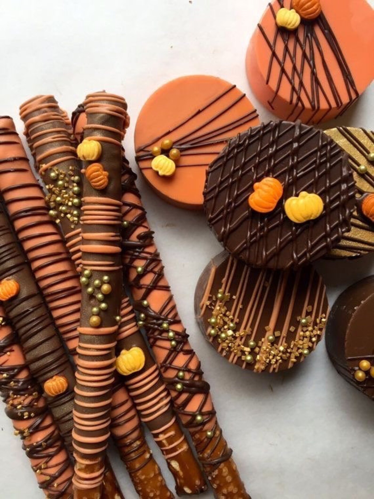 Fall Chocolate Covered Oreos - Etsy