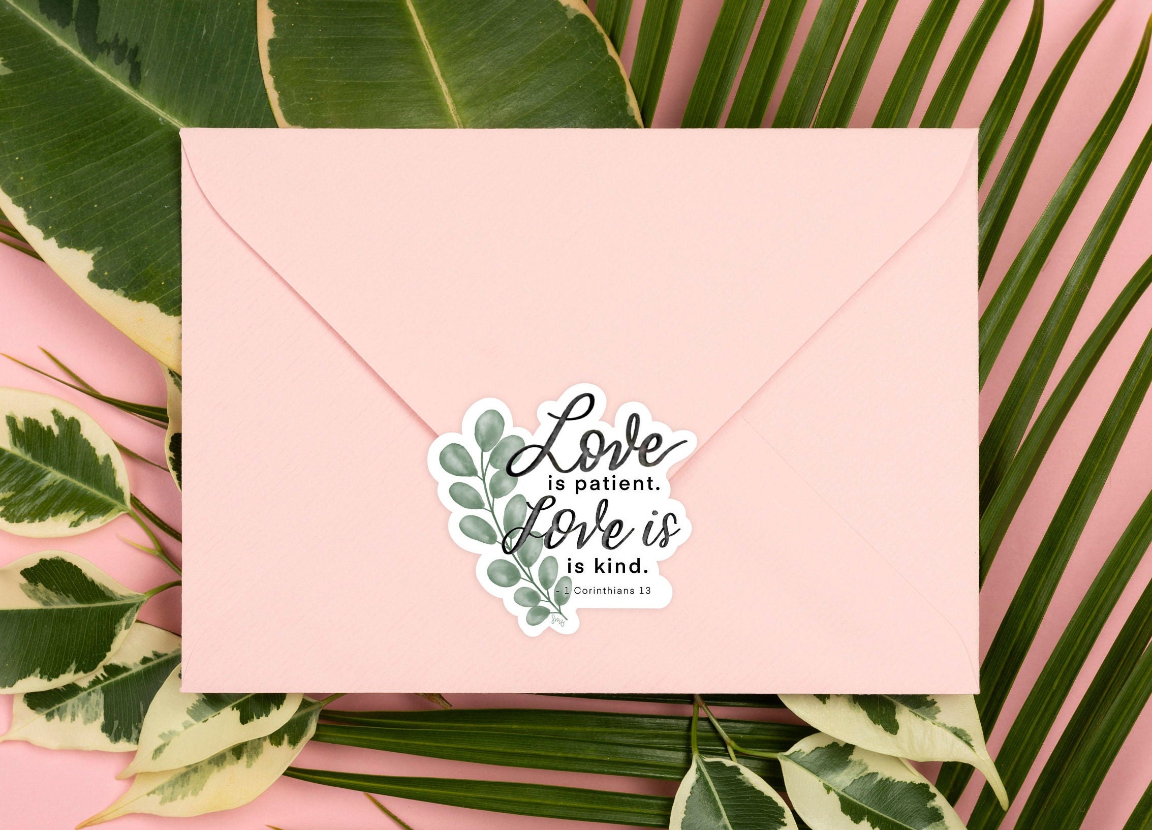 Love is Patient Sticker Gift for Her Christian Sticker - Etsy