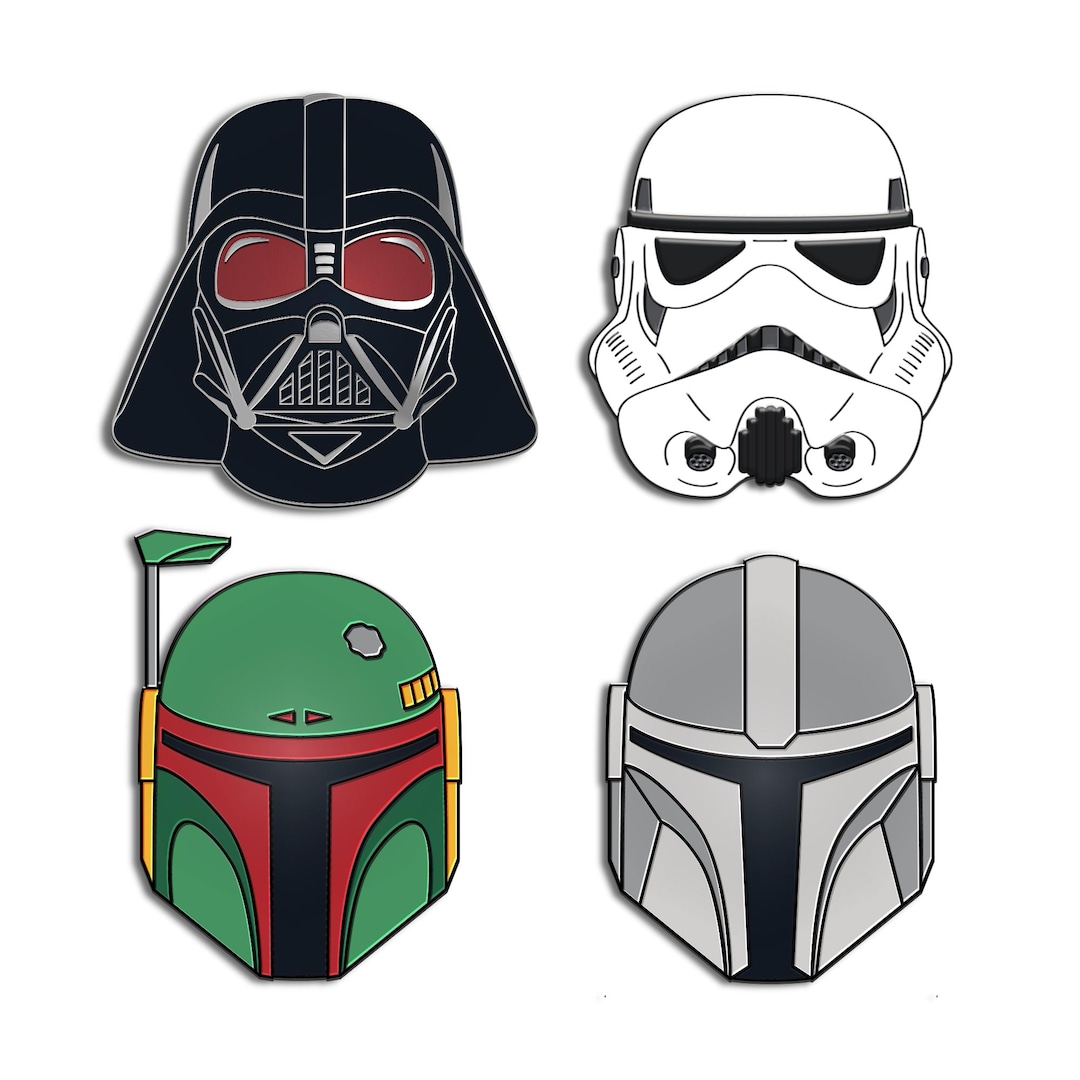Golf Ball Marker Gift Set - Boba|mando - Dark Side - Etsy