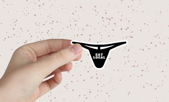 Eat Local Sticker Waterproof 2.5 Wide Ideal for - Etsy