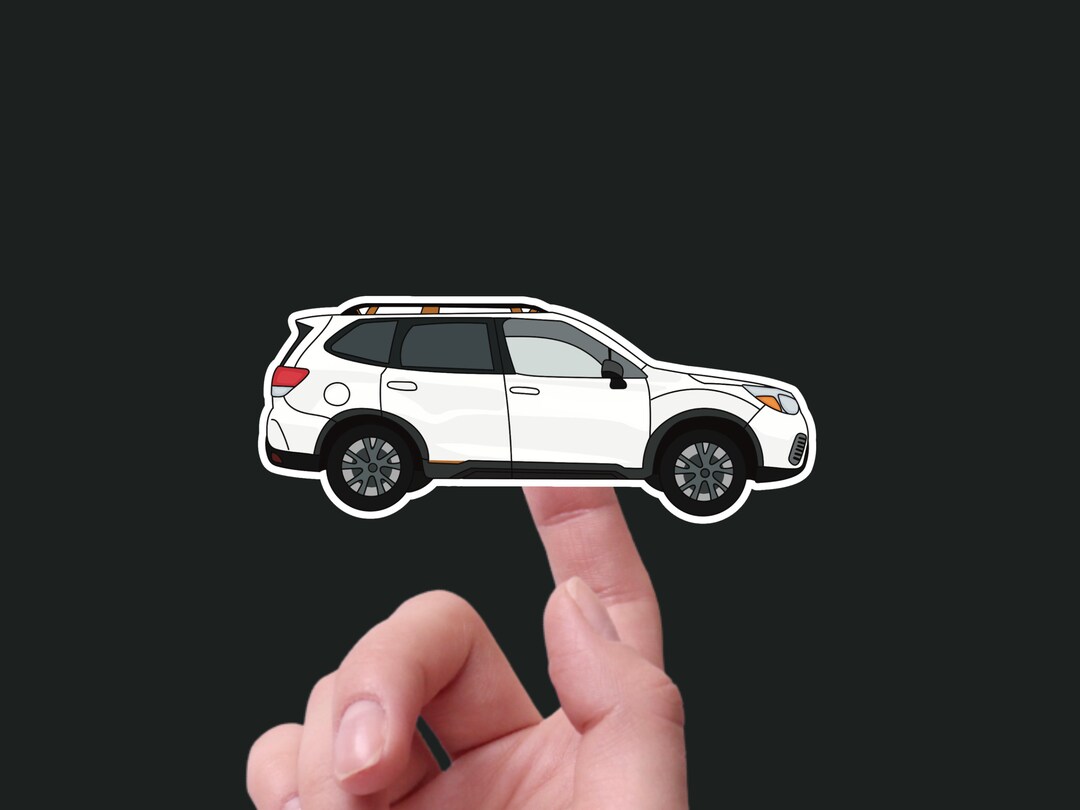 Subaru Forester Wilderness Adventure Car Sticker - Waterproof, 3" Wide ...