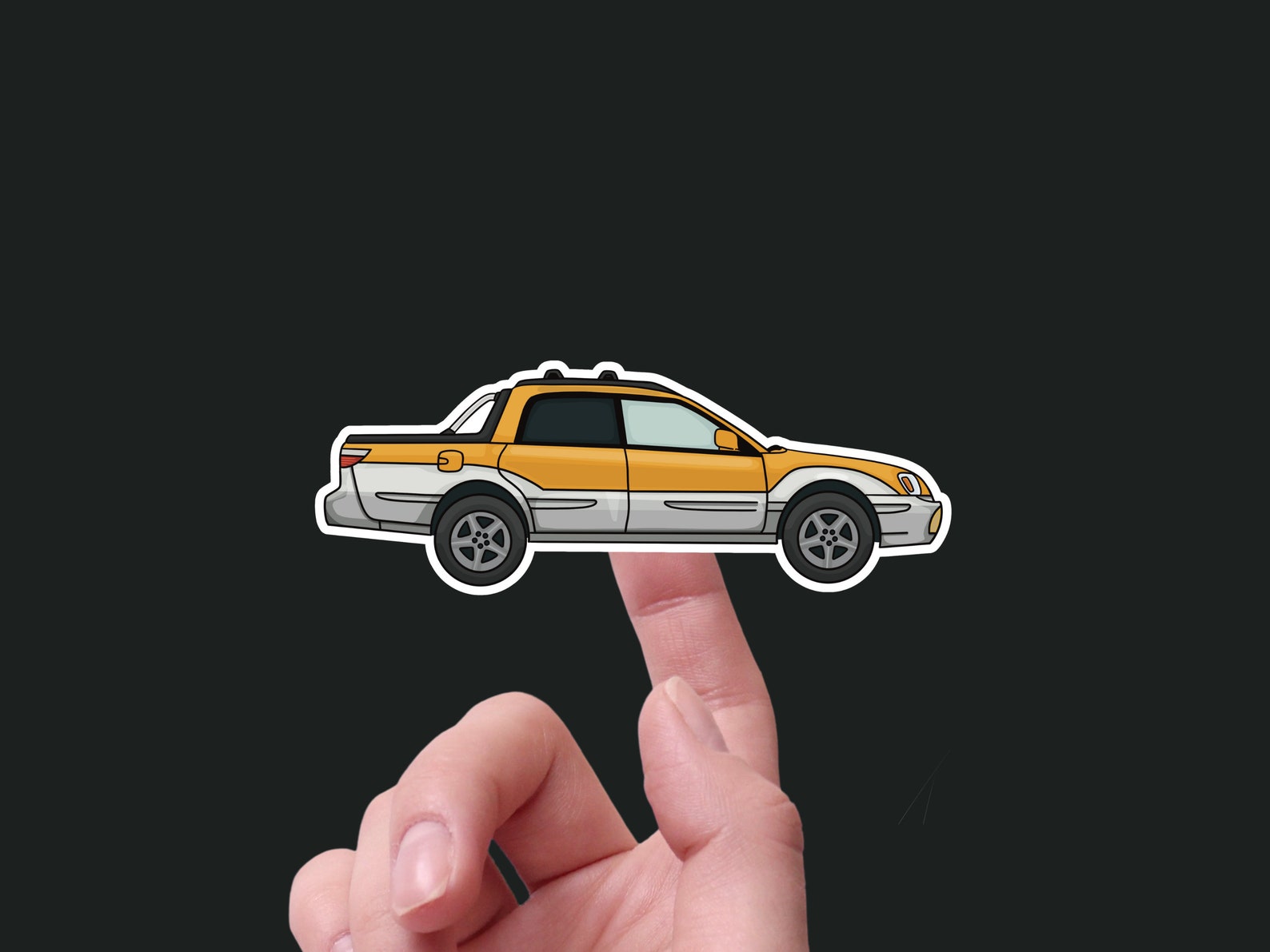Subaru Baja - Waterproof Vinyl Sticker - Etsy