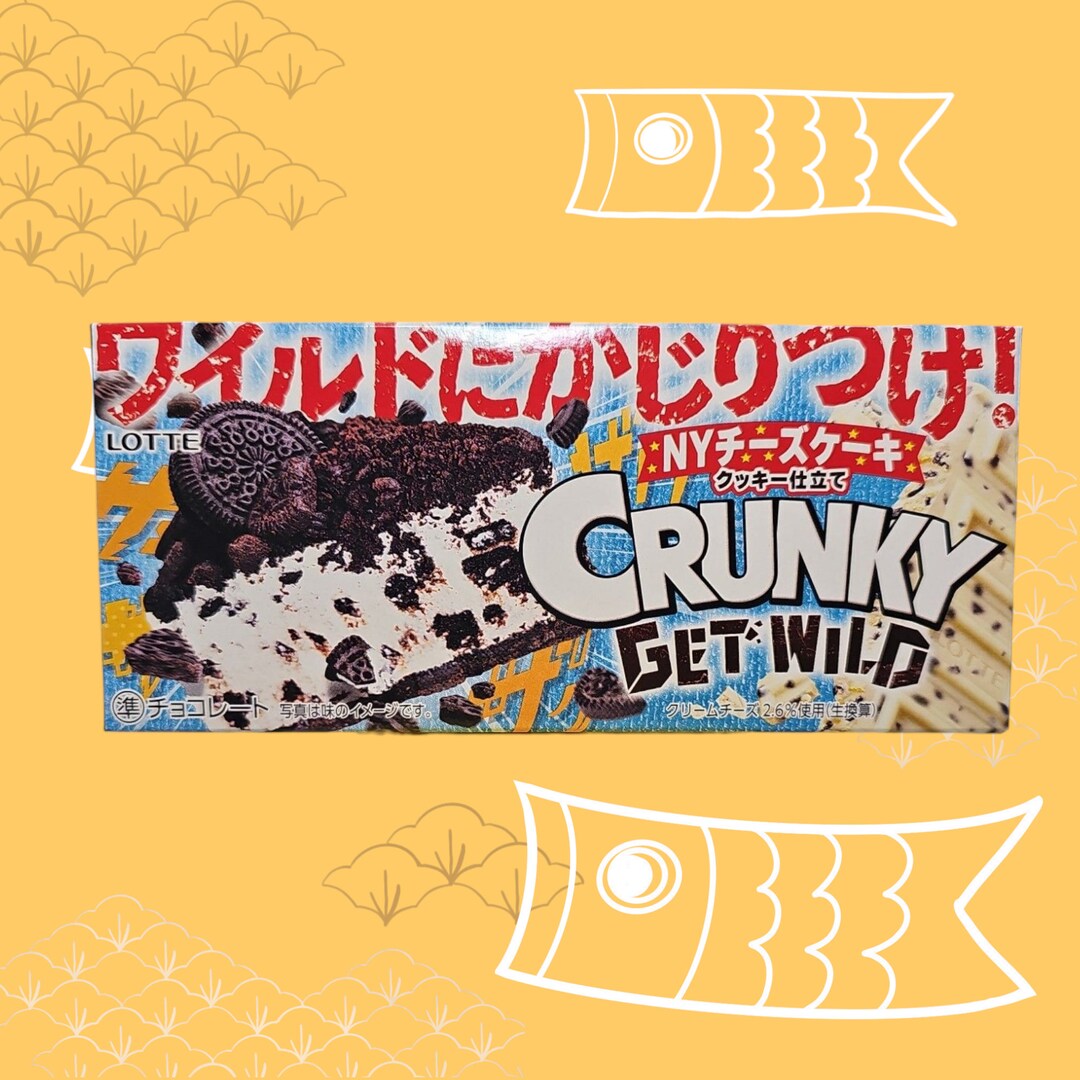 Lotte Chocolate / Japanese Chocolate / Crunky Get Wild / NY Cheesecake ...