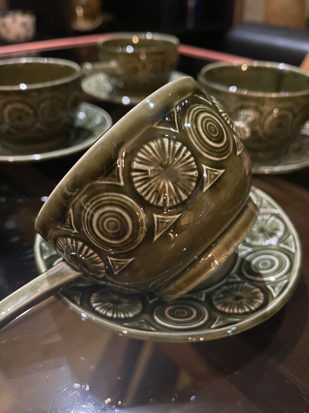 Six Tams England Vintage Soup Cups and Saucers - Etsy