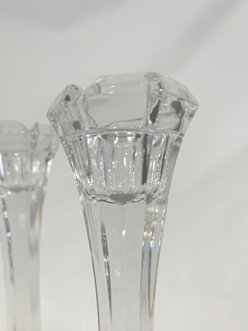 Lead Crystal Candle Holdersnull