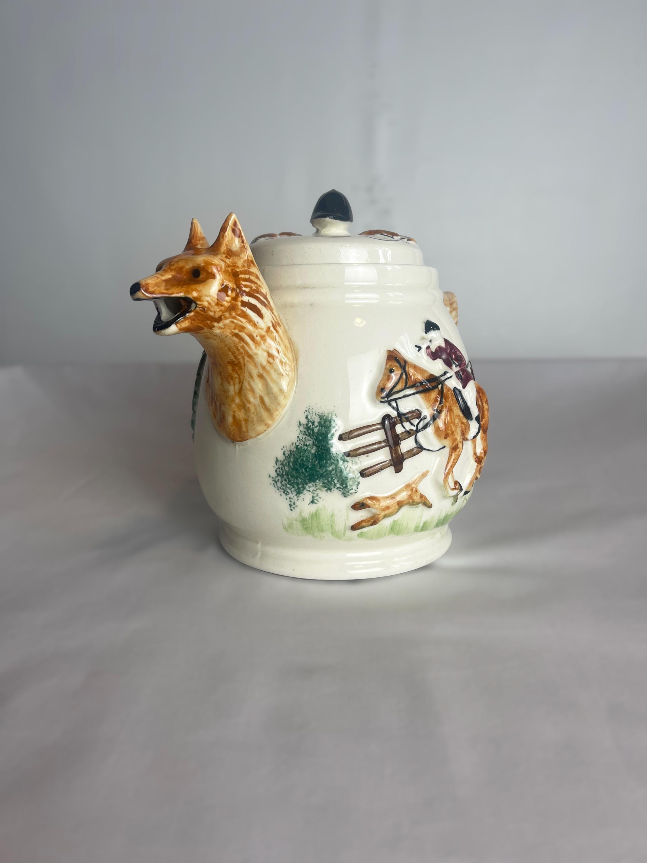 Vintage 1940's Fox & Hounds Tea Set by Paramount Pottery Co Ltd, PPC ...