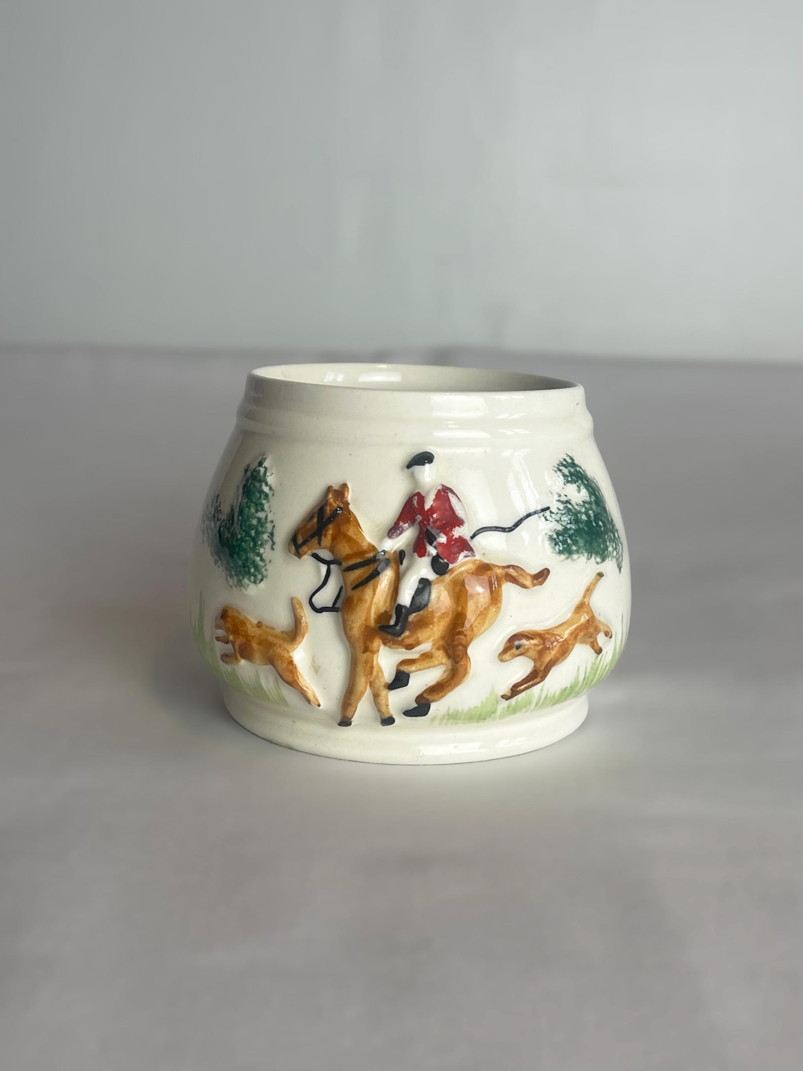 Vintage 1940's Fox & Hounds Tea Set by Paramount Pottery Co Ltd, PPC ...