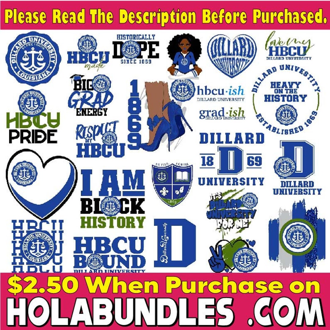 Dillard University Svg and Hbcu Svg Bundle Digital Download - Etsy