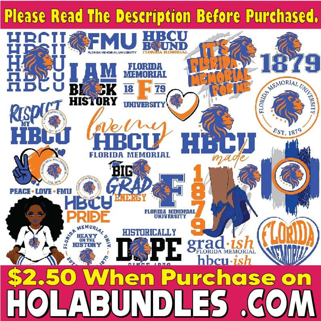 Florida Memorial University Svg Bundle Digital Download Hbcu Svg-high ...