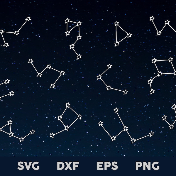 Constellation Svg - Etsy