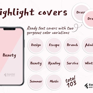 Handwritten Instagram Highlight Covers Handwritten Instagram - Etsy