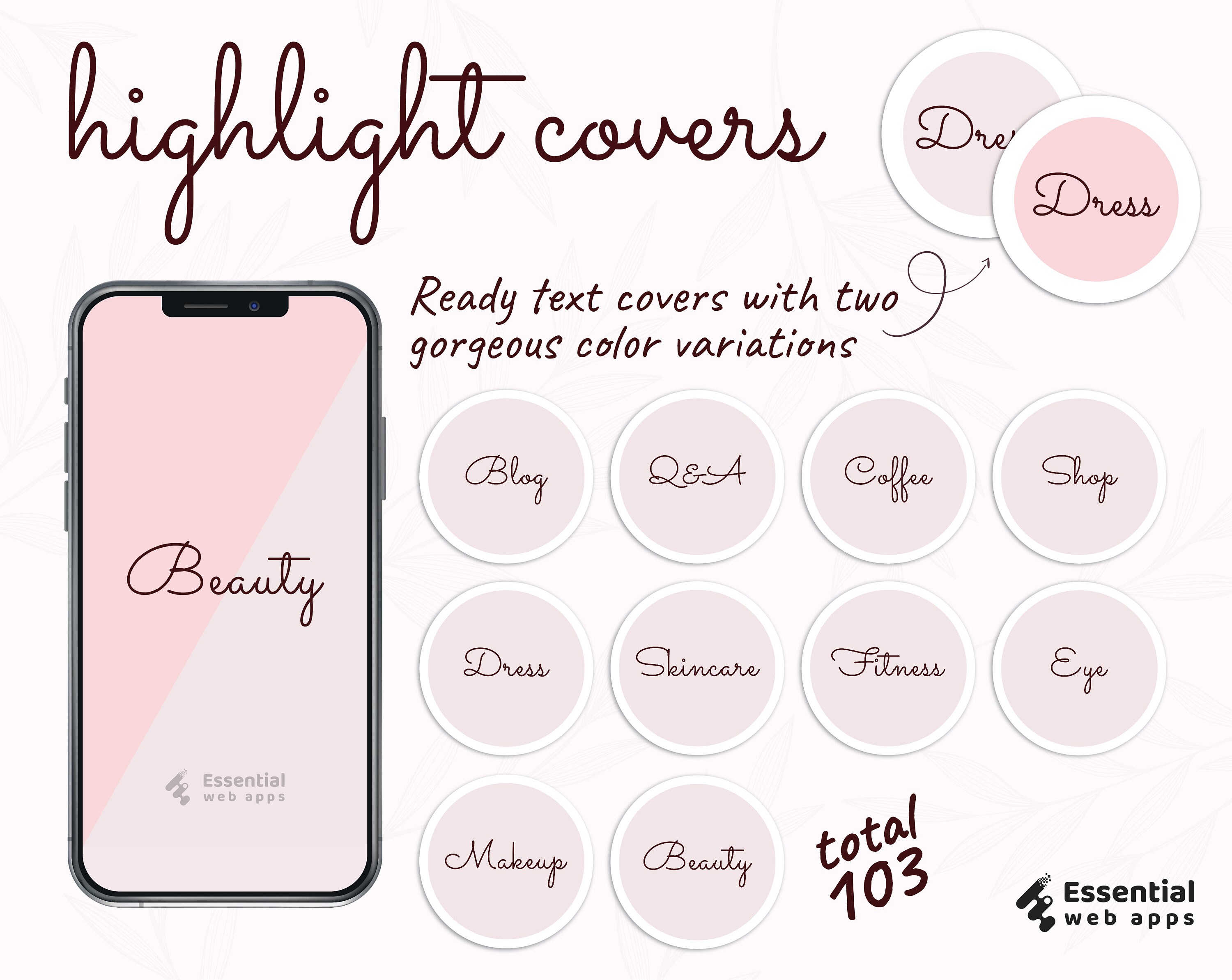Handwritten Instagram Highlight Covers Handwritten Instagram - Etsy