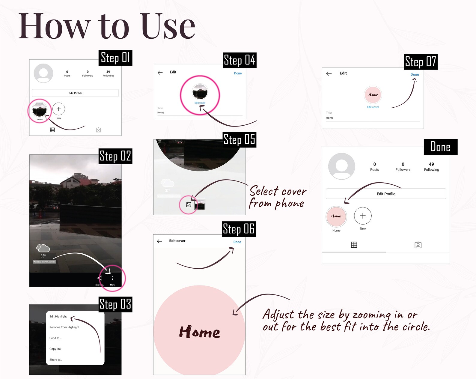 Handwritten Instagram Highlight Covers Handwritten Instagram - Etsy