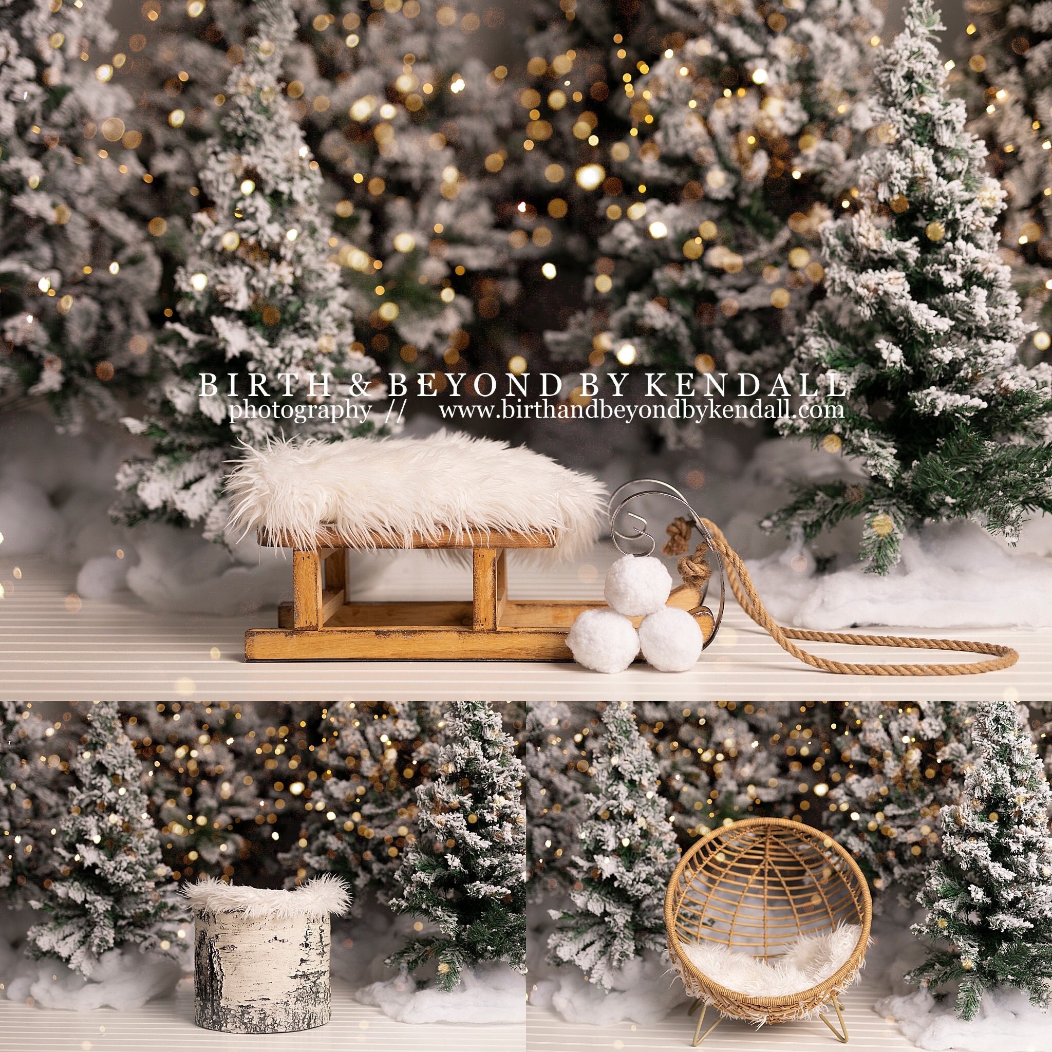 Christmas Newborn Digital Backdrops 3 Winter Baby Backdrop, Christmas ...