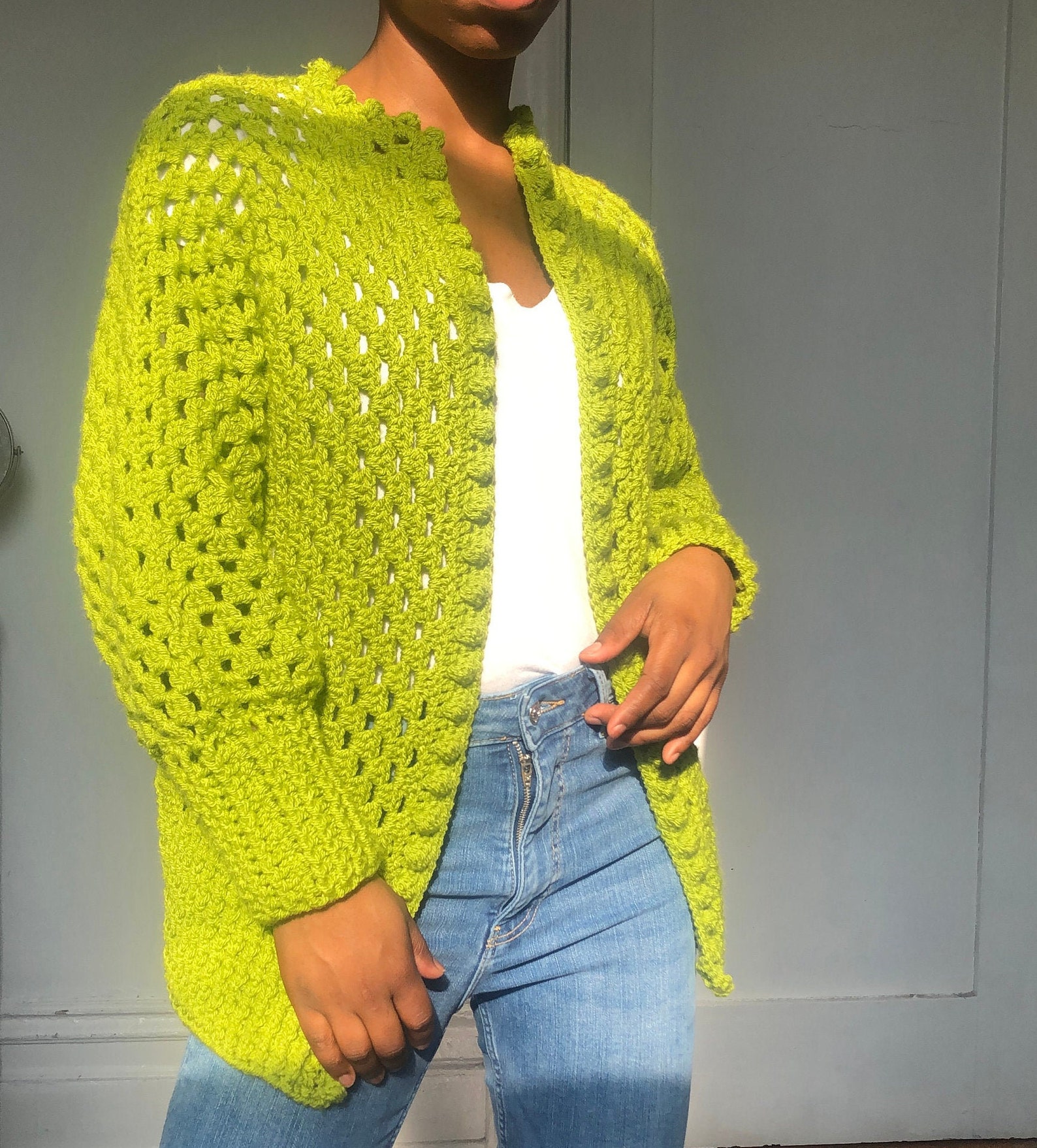 Crochet Hex Cardigan Pattern PDF INSTANT DOWNLOAD video | Etsy UK